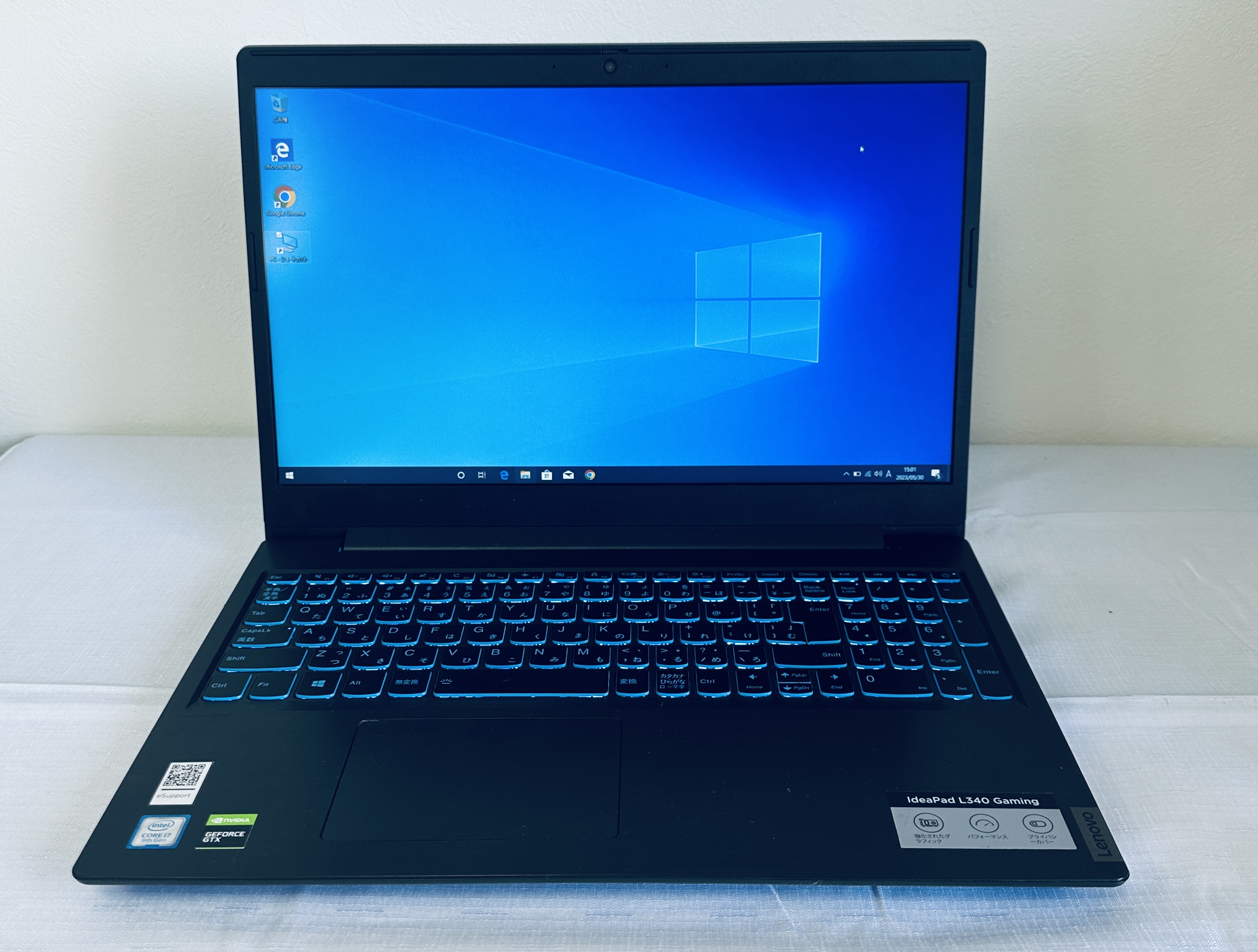 Laptop Lenovo gaming 81LK 98% màu đen